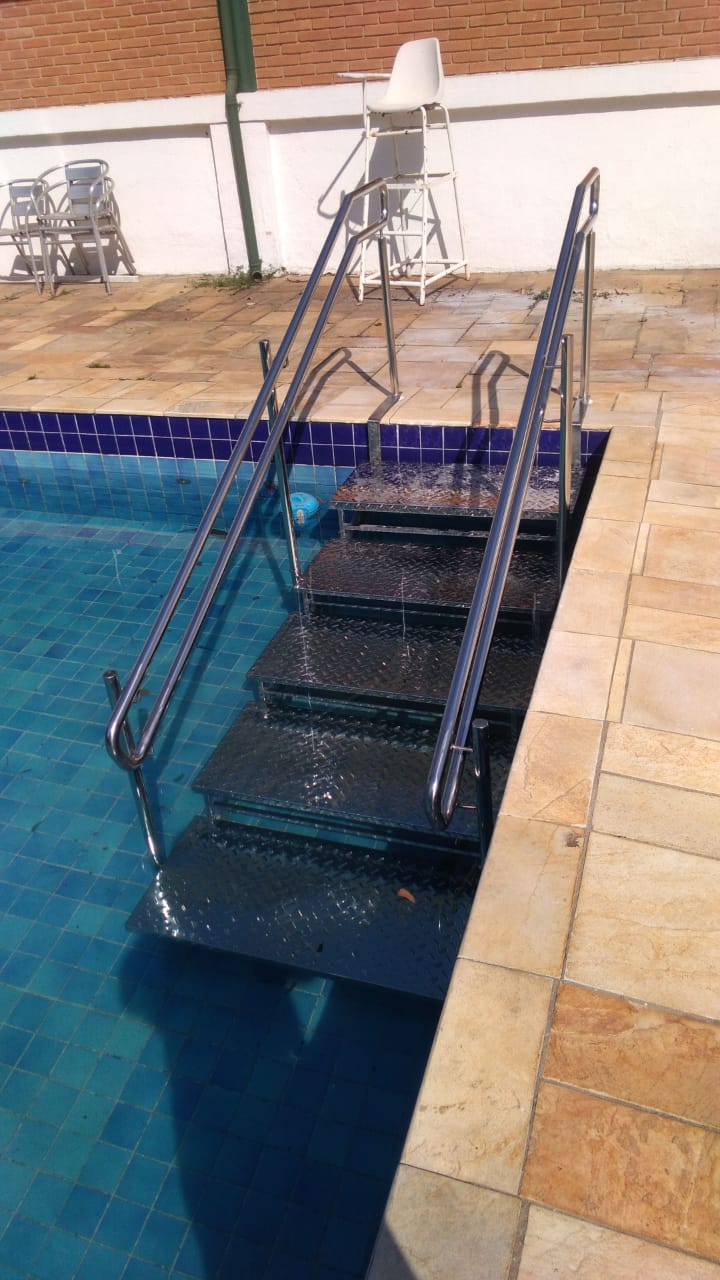ESCADA PISCINA INOX | Anlik Soluções